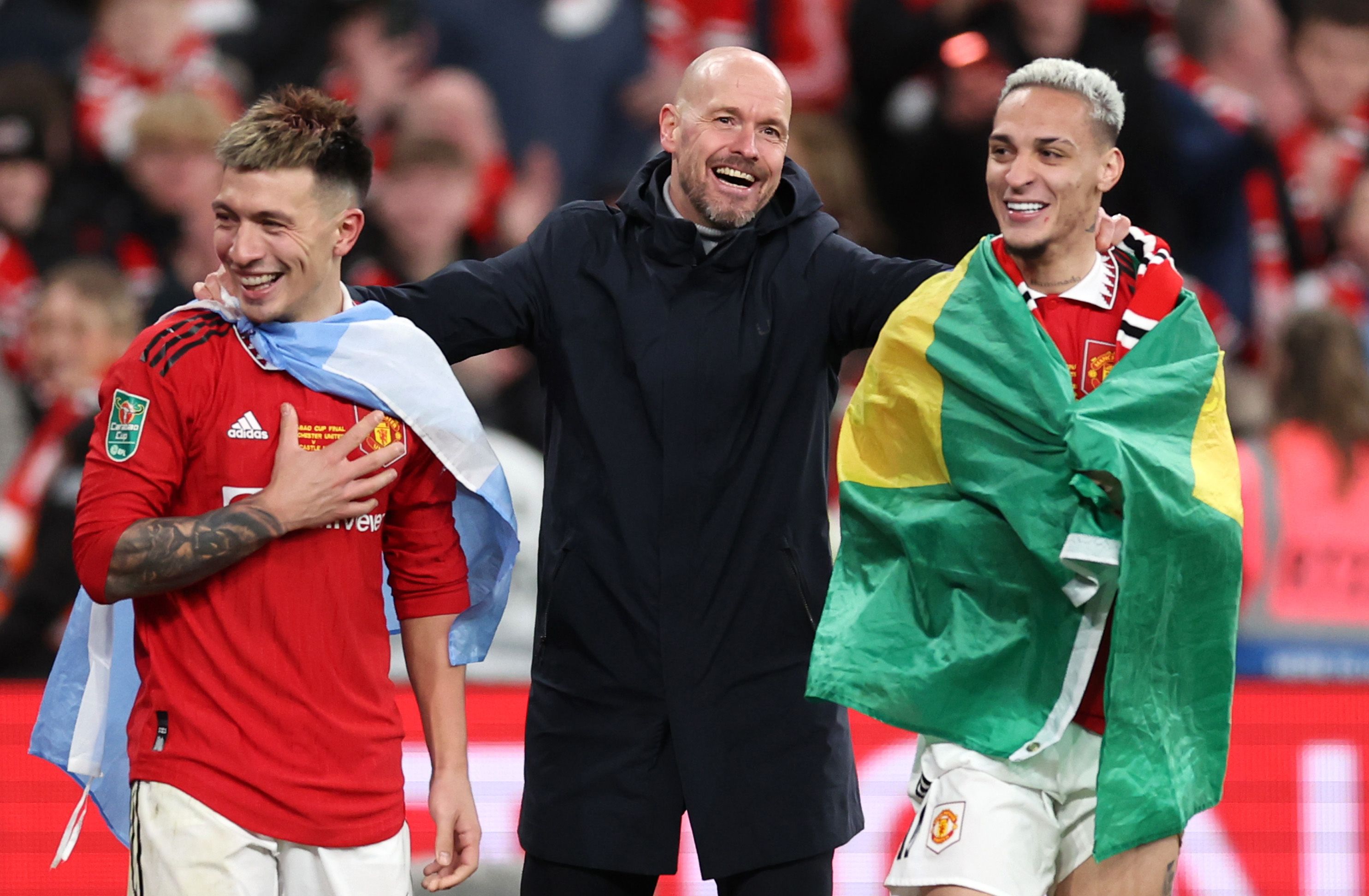 Roy Keane's reaction to seeing Erik ten Hag dance after Man Utd win ...