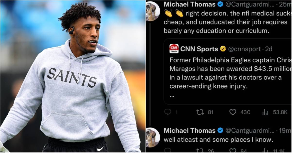NFL: New Orleans Saints WR Michael Thomas lets rip on league in since ...