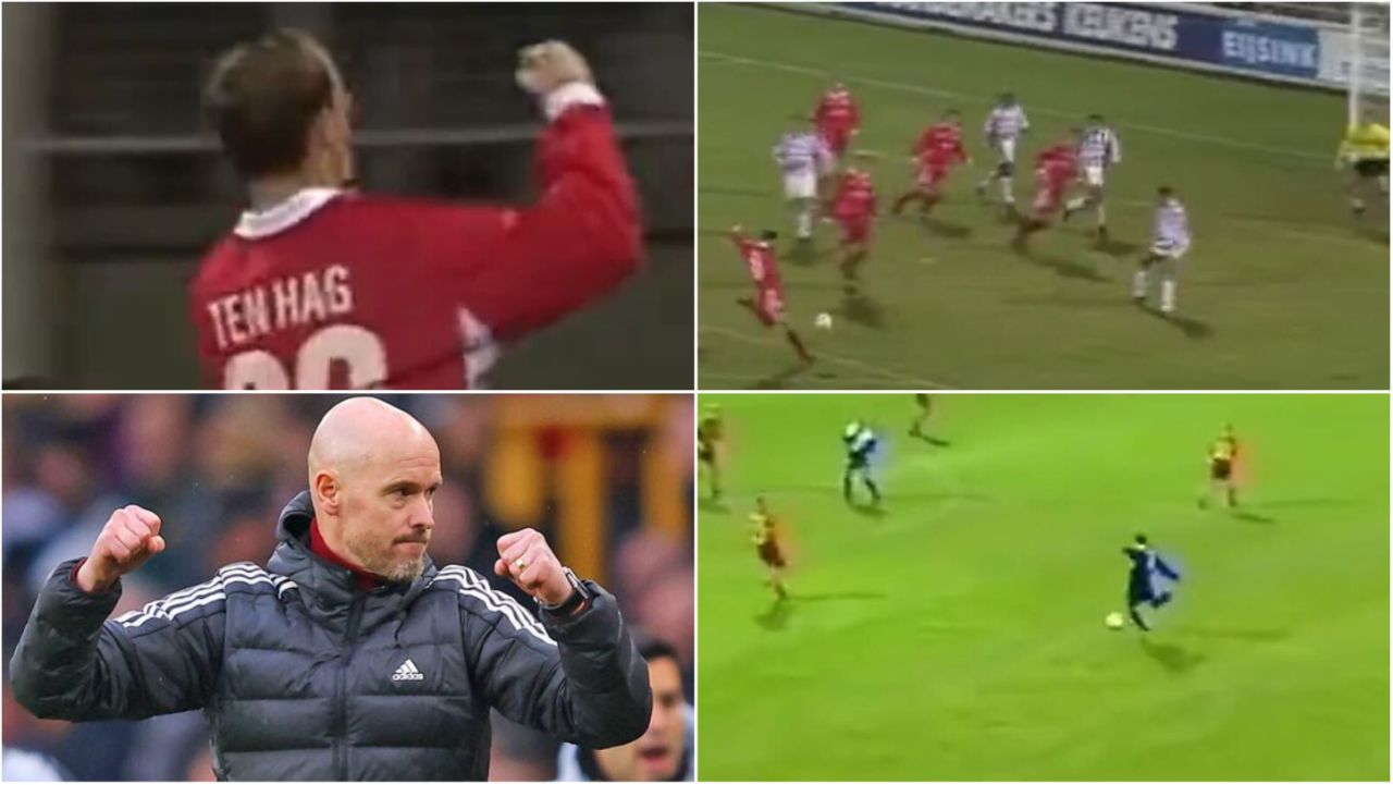Erik ten Hag: Man Utd manager's greatest goals for Twente are going viral