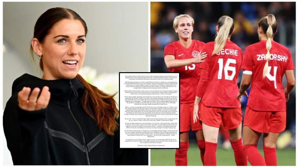 Alex Morgan's savage message to Canada Soccer over ‘equal pay’ strike