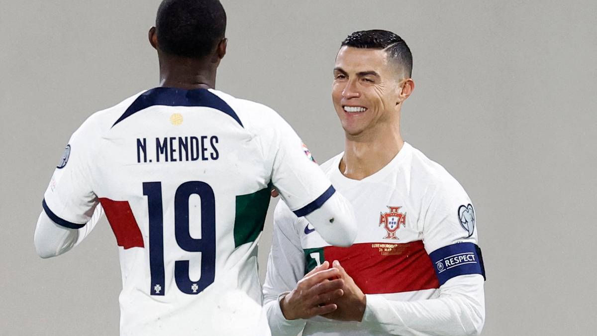 Cristiano Ronaldo produces new celebration after goal in Luxembourg v ...