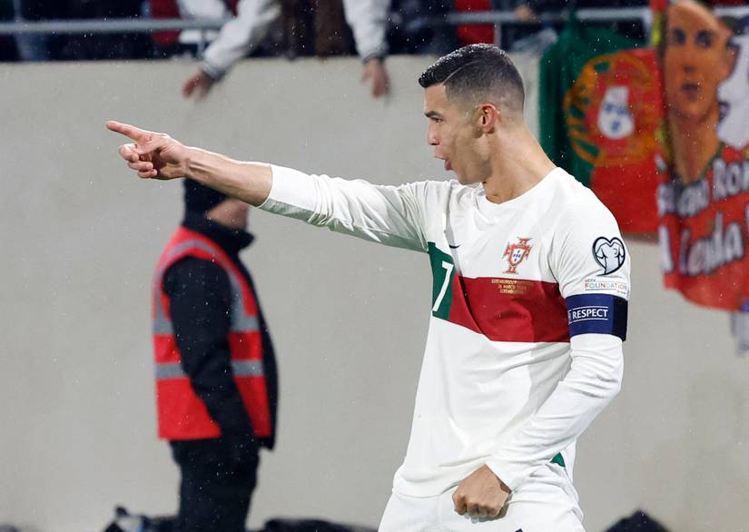 Cristiano Ronaldo produces new celebration after goal in Luxembourg v ...