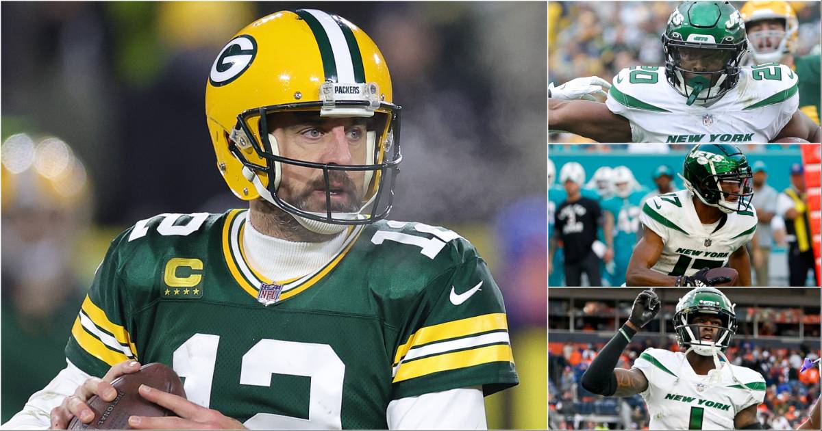 Aaron Rodgers: Three New York Jets players had epic reactions as tweet ...