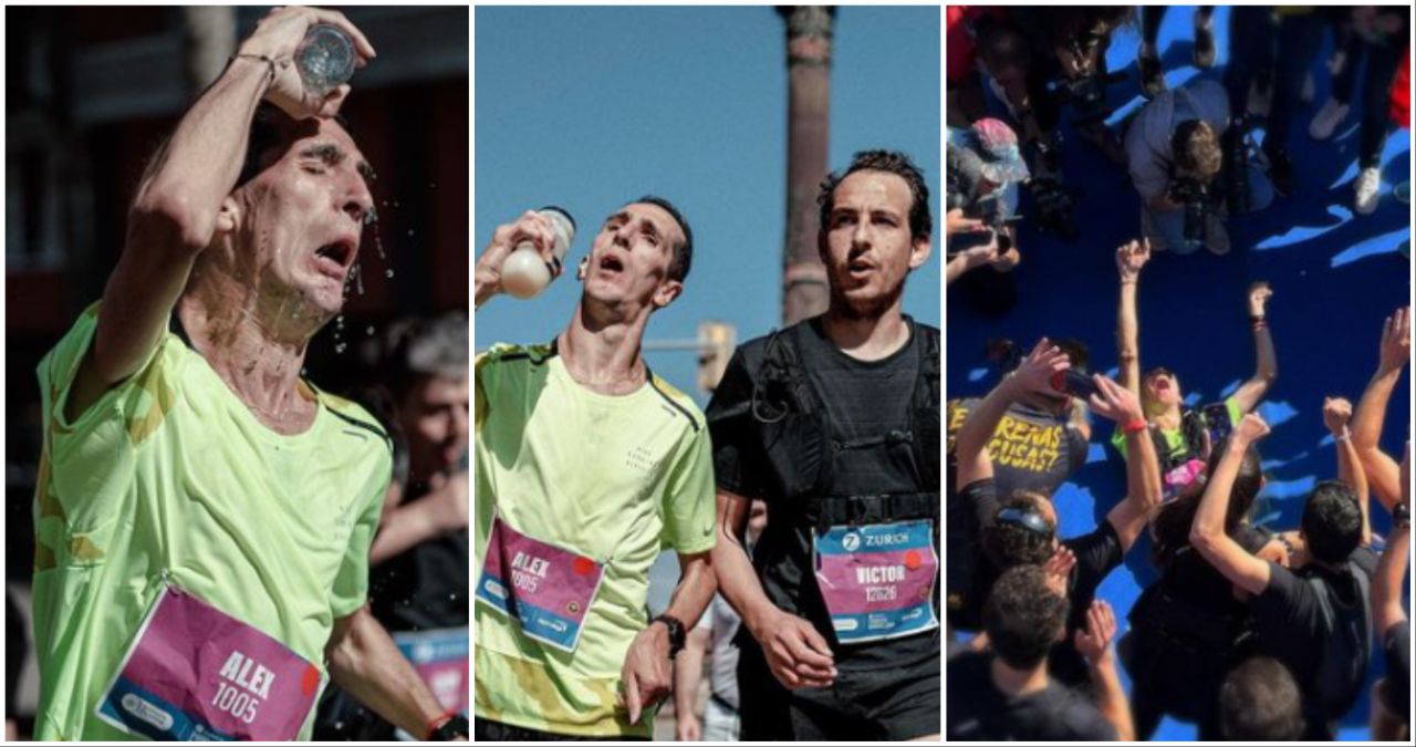 Disabled man overcomes the odds to complete a full marathon