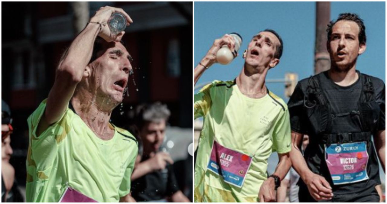Disabled man overcomes the odds to complete a full marathon