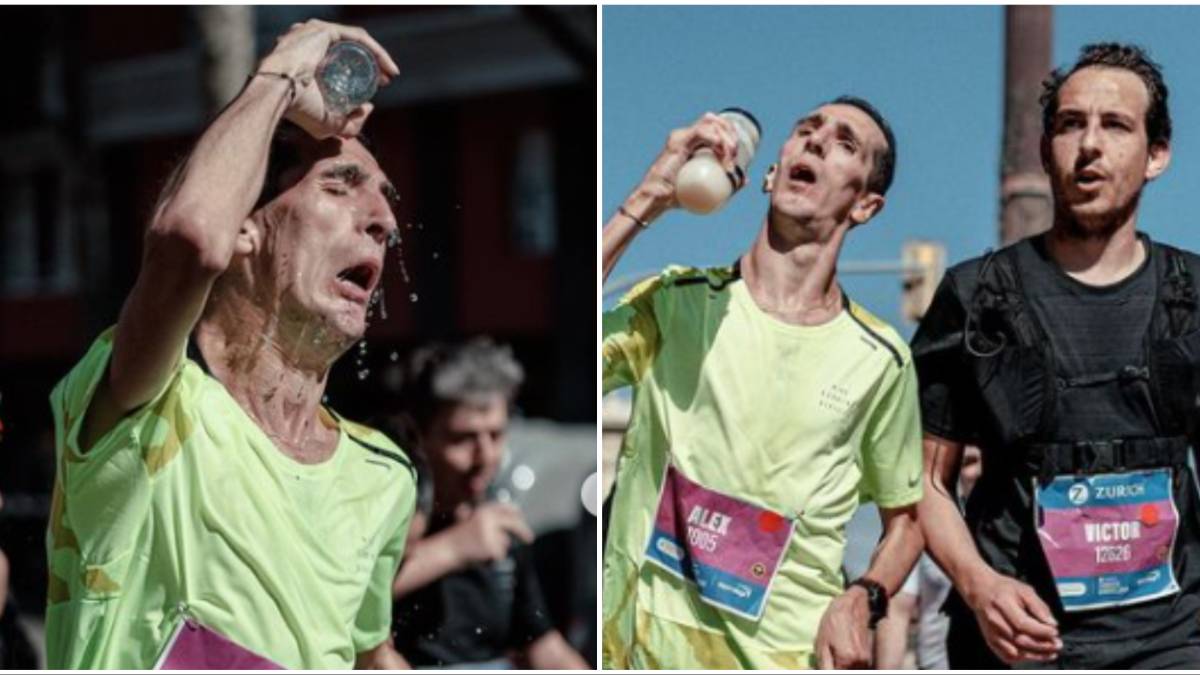 Disabled man overcomes the odds to complete a full marathon