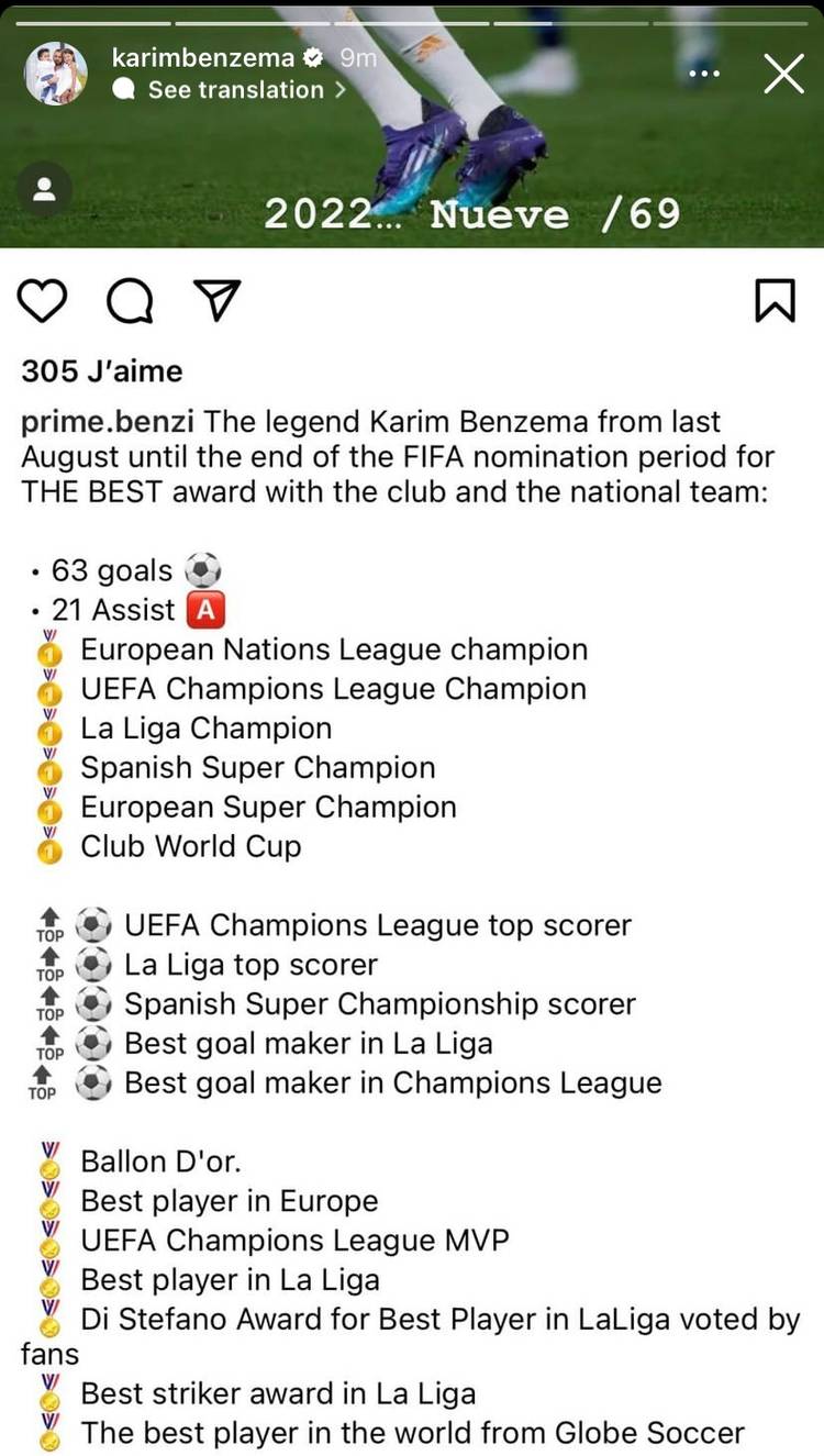Karim Benzema criticised for new social media post after Lionel Messi ...