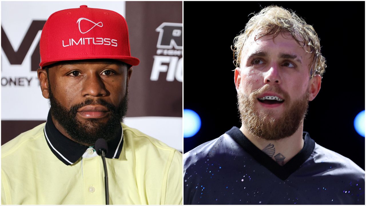 Jake Paul explains why he ran from Floyd Mayweather as footage goes viral Jake Paul explains why he ran from Floyd Mayweather as footage goes viral