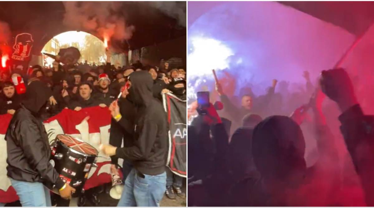 Arsenal ultras divide opinion among football fans