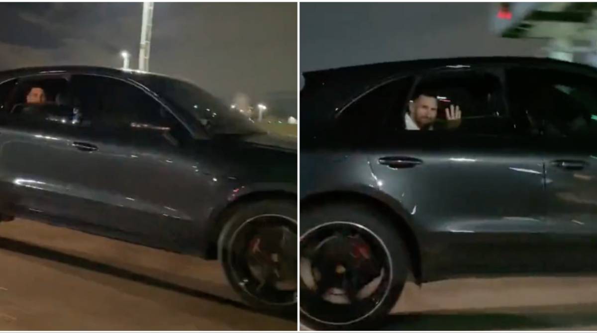 Lionel Messi: Argentina icon's meeting with fans on the road goes viral