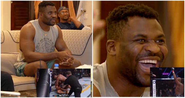 UFC 285: Francis Ngannou’s live reaction to Jon Jones beating Ciryl Gane