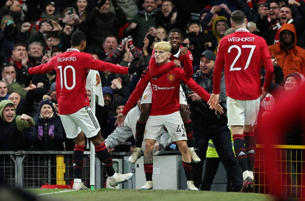 Alejandro Garnacho scores superb late goal in Man Utd 3-1 West Ham