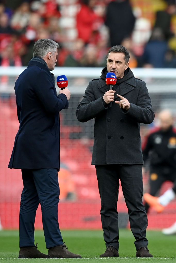Liverpool 7-0 Man Utd: Gary Neville and Jamie Carragher's reaction to every goal