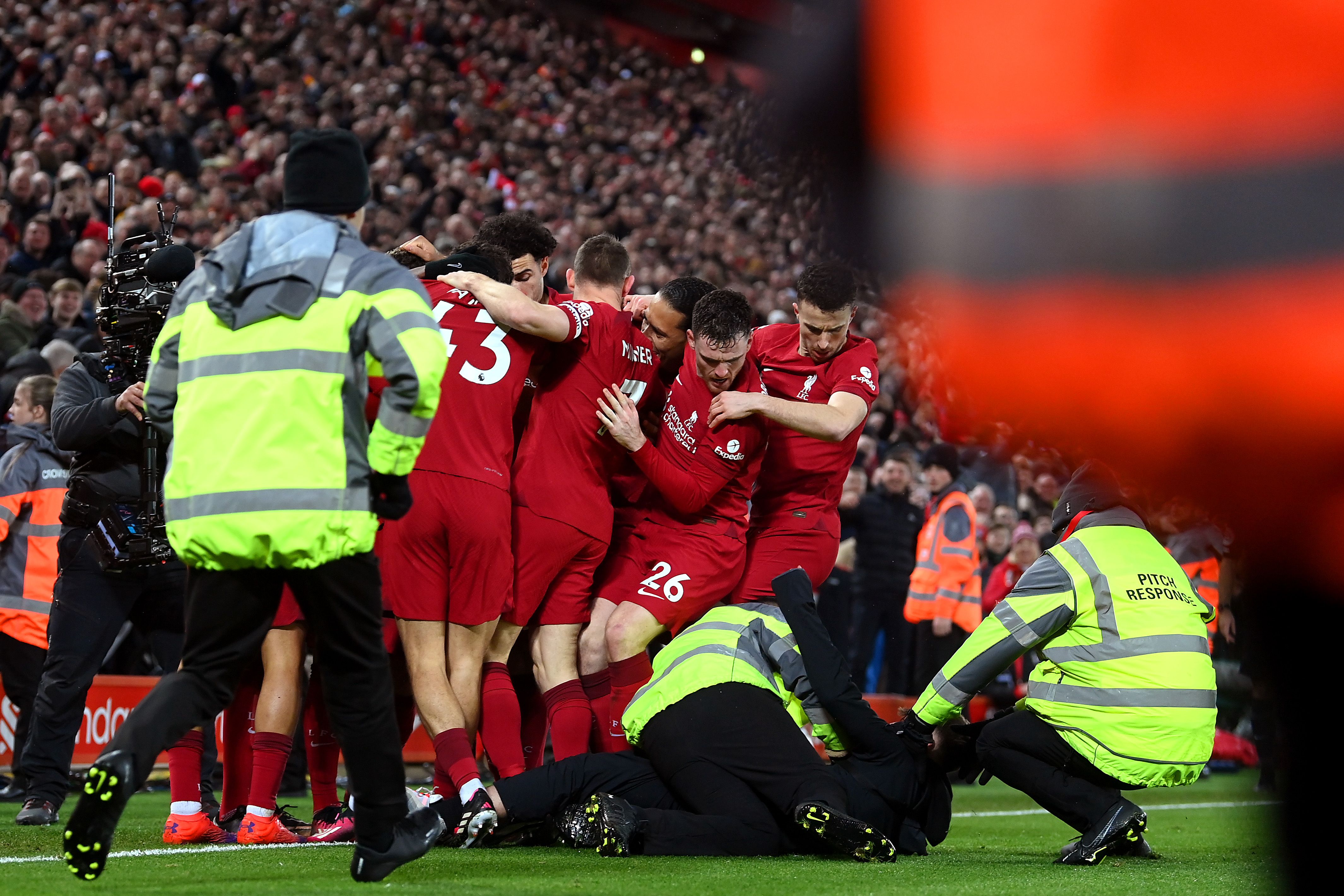 Liverpool pitch invader: New angle shows why Jurgen Klopp was so angry