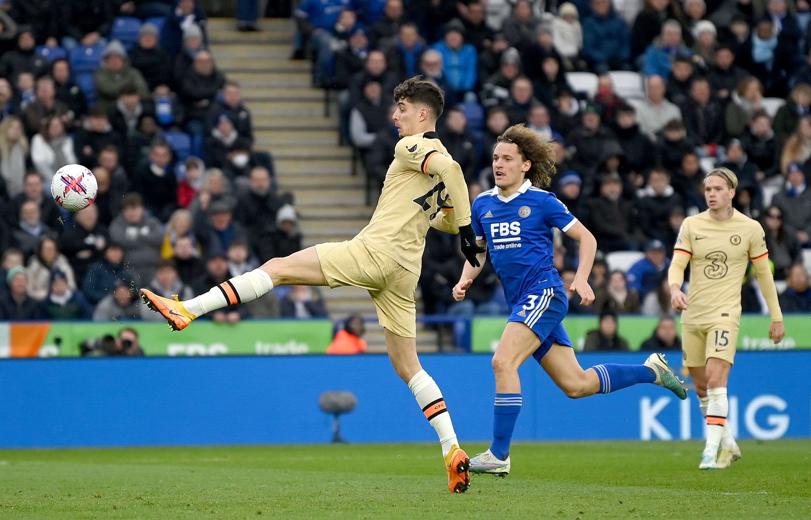 Kai Havertz scores stunning goal for Chelsea vs Leicester City from ...