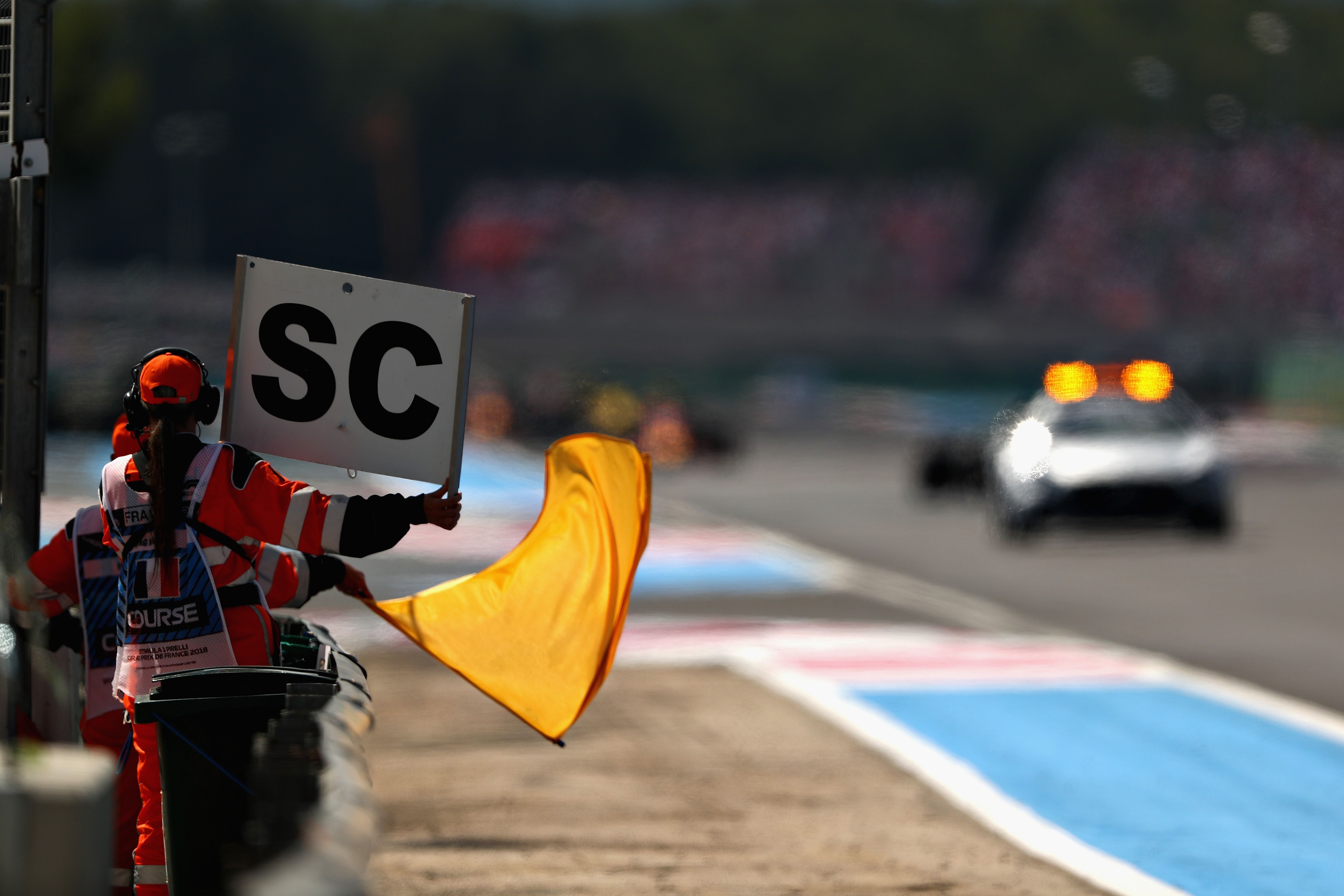 What do the flags mean in F1?