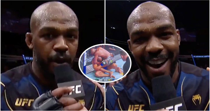 UFC 285: Jon Jones made GOAT noise in post-fight interview after ...