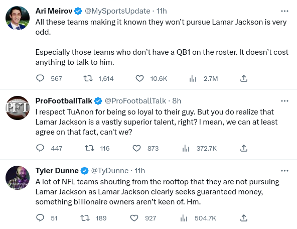 Lamar Jackson: Prominent NFL figures left stunned with one detail after ...