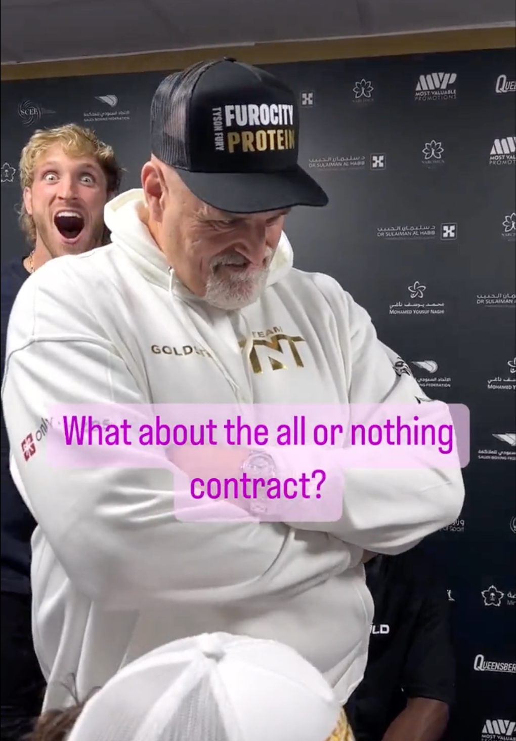 Jake Paul vs Tommy Fury bet: John Fury being asked before the fight is ...