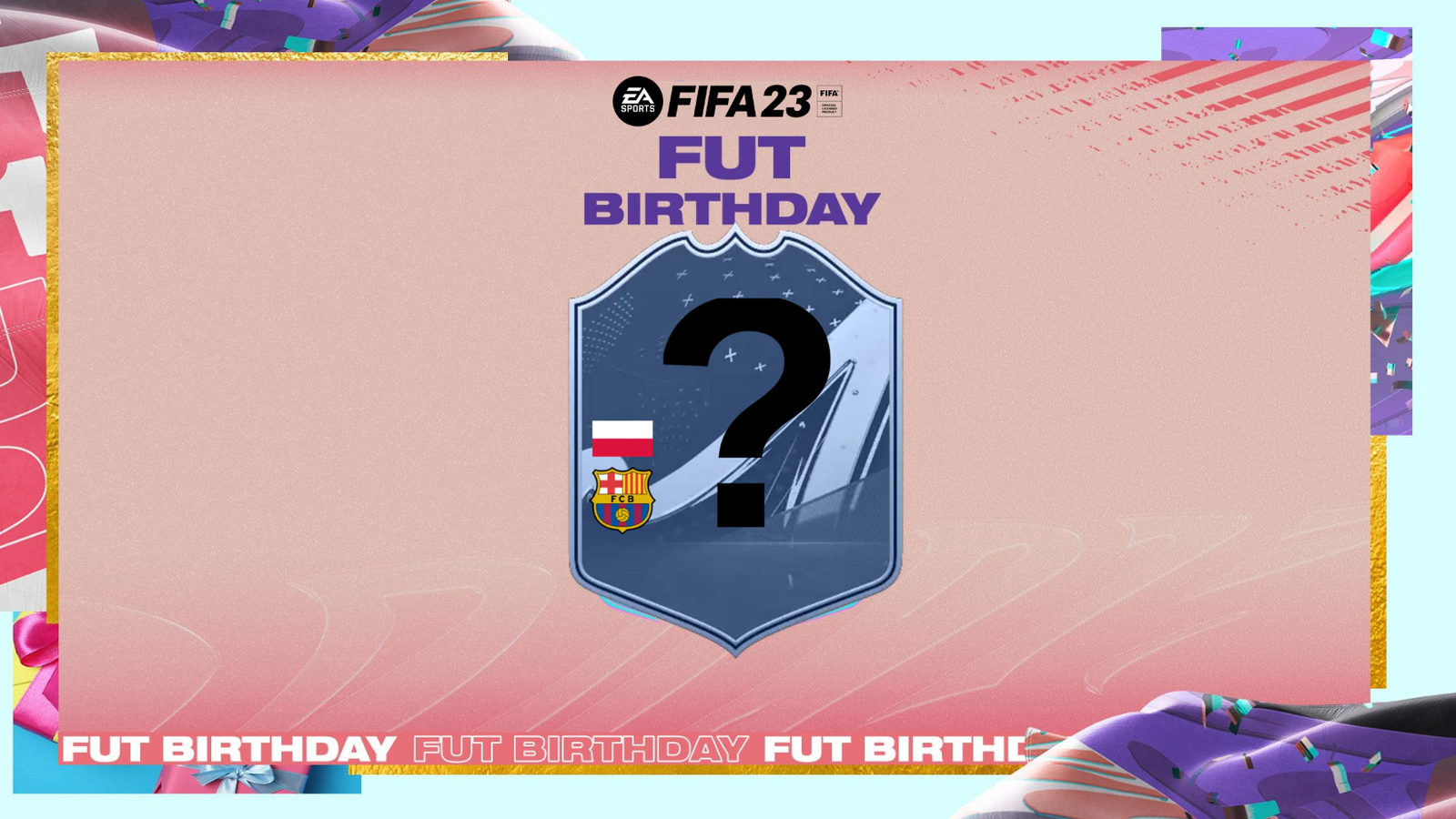 FIFA 23 FUT Birthday Card Design