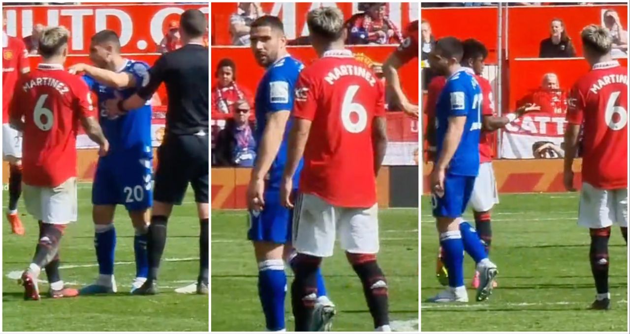 Lisandro Martinez made Neal Maupay step down after beef during Man Utd ...