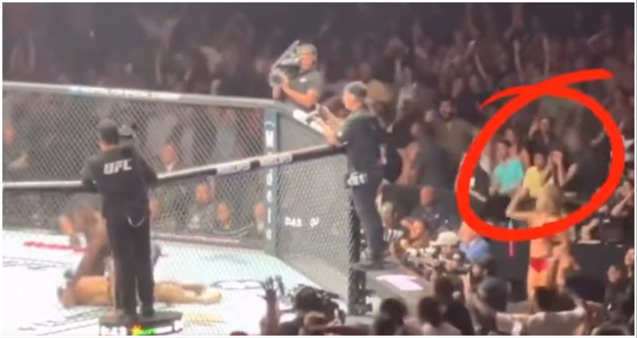 UFC 287: Alex Pereira's son's full live reaction to Israel Adesanya ...