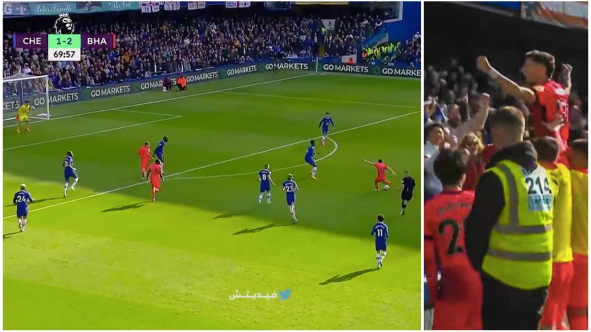 Chelsea 1-2 Brighton: Julio Enciso scores outrageous winning goal