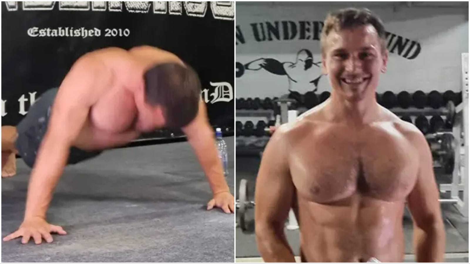 Man smashes world record for most most push ups in an hour