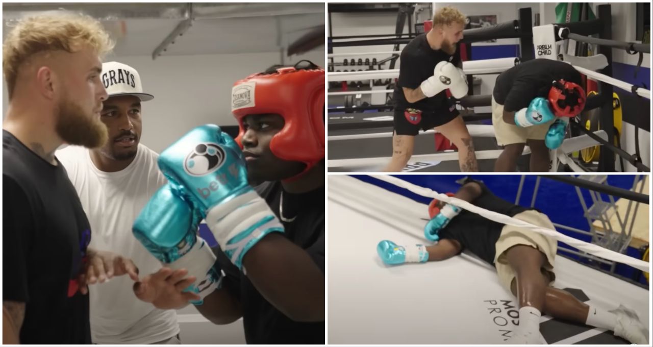 Jake Paul wins huge bet after sparring and dropping 'hater'