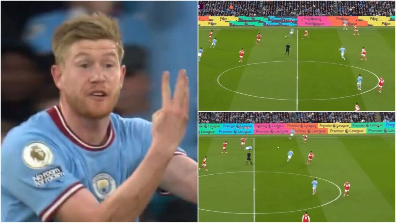 Kevin De Bruyne: Man City star's epic football IQ shown in clip v Arsenal