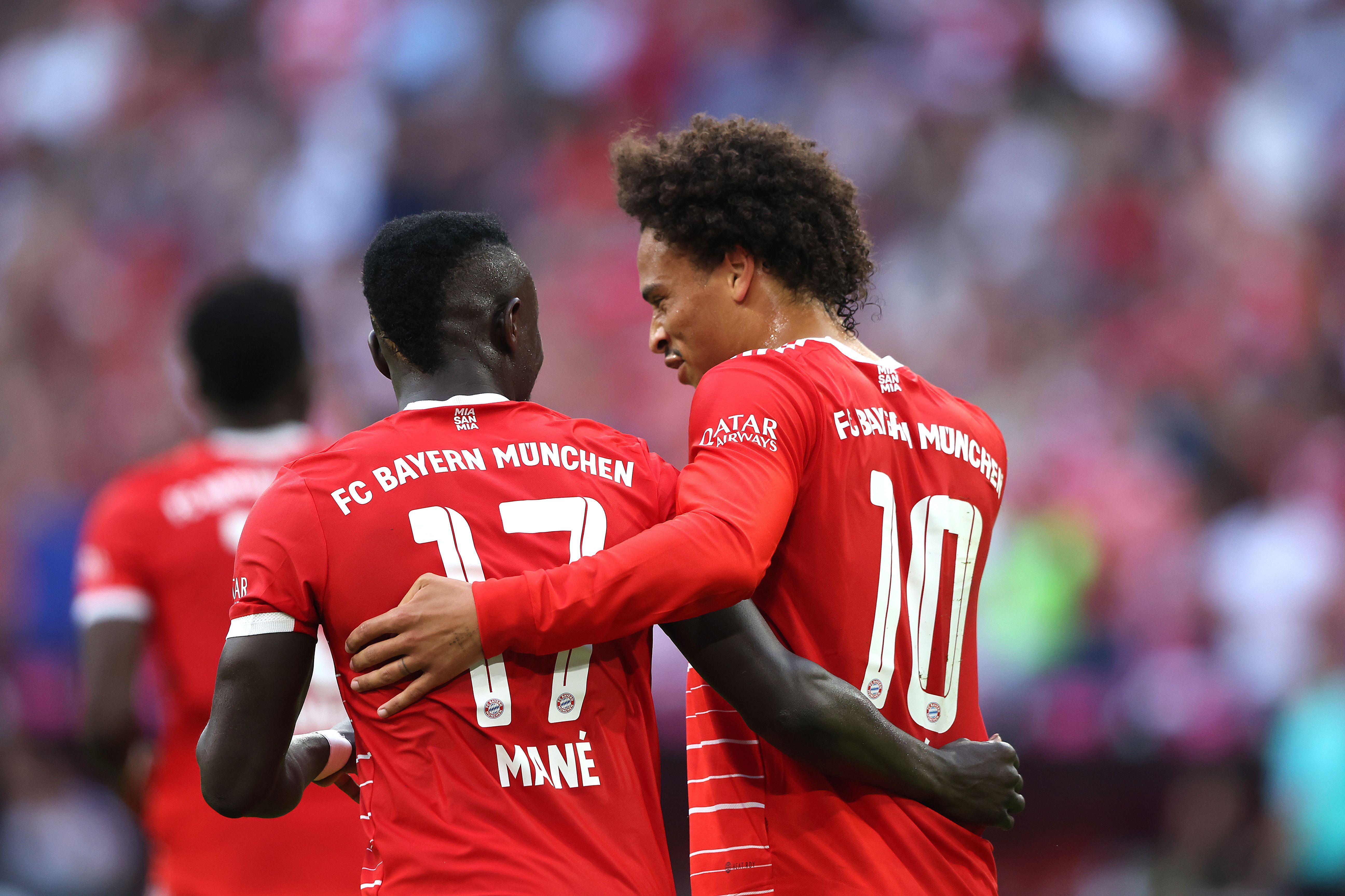 Sadio Mane and Leroy Sane fight: Footage of the two Bayern players ...