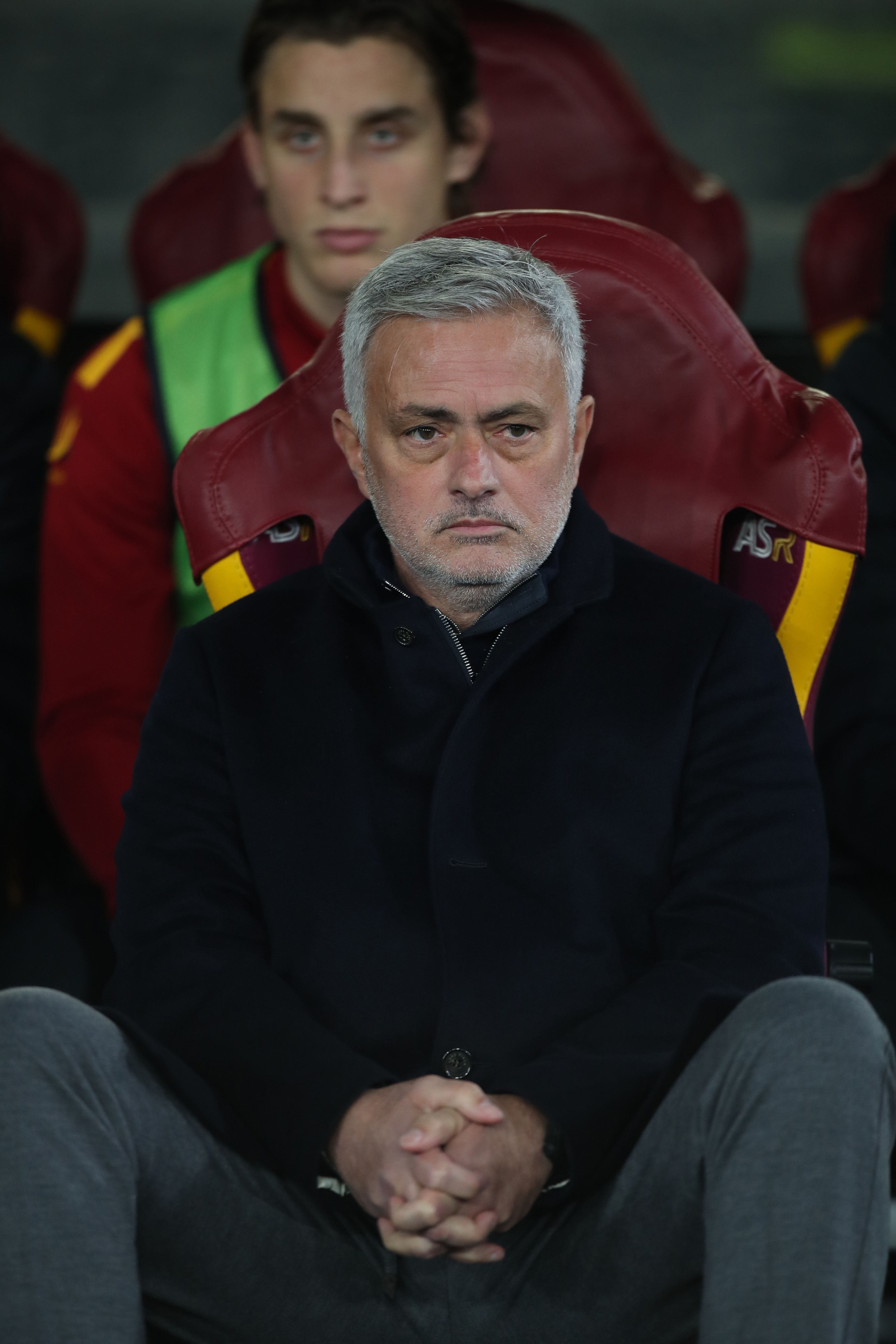 Anthony Taylor hounded by Roma fans in chaotic scenes after Europa ...