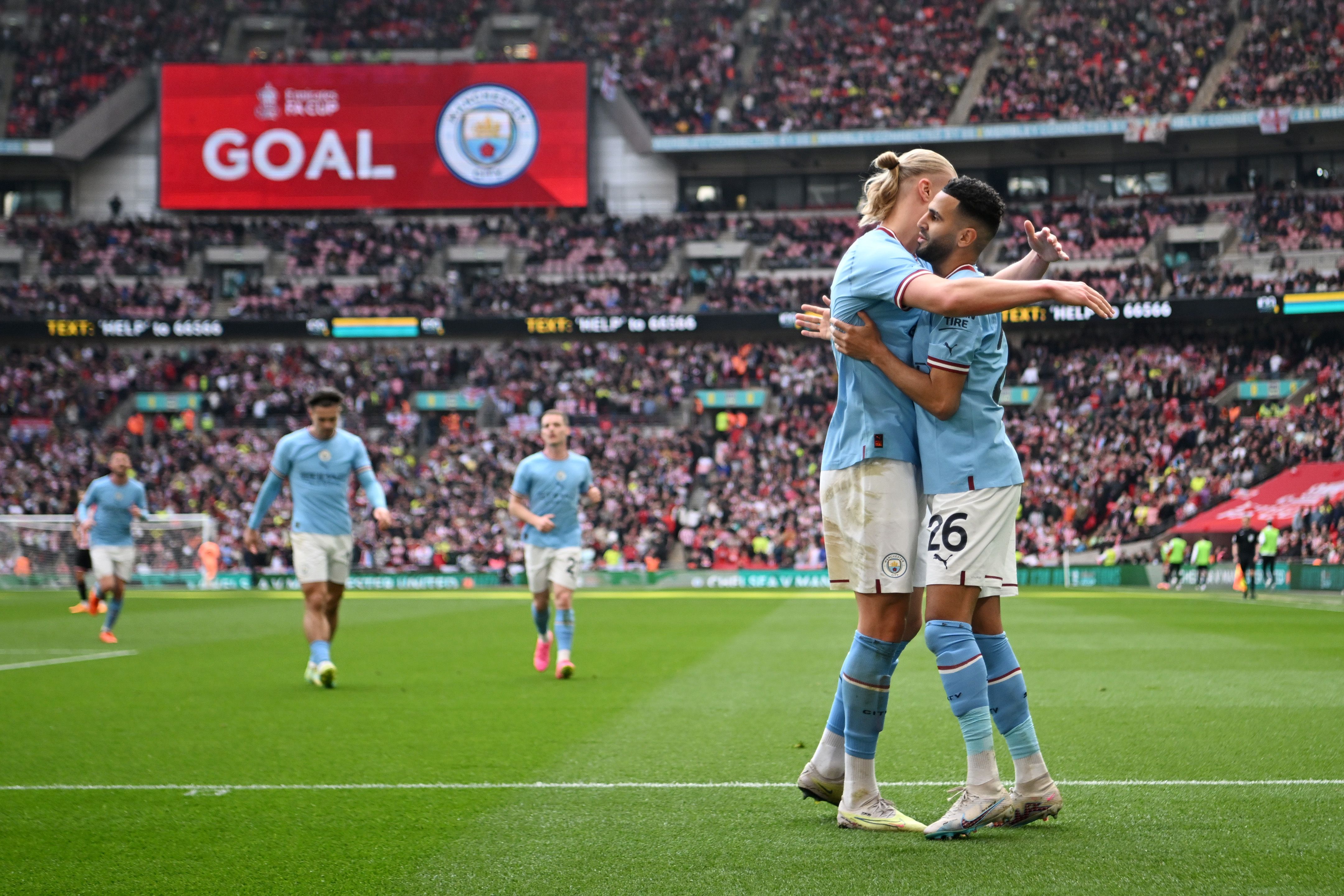 FA Cup: Viral clip from Wembley shows how far behind 'live' TV coverage is
