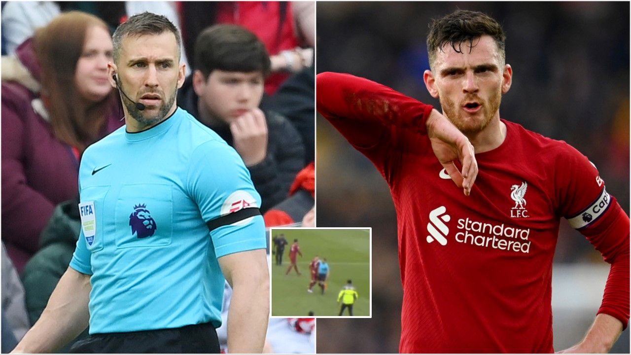 Andy Robertson elbowed by linesman: Ex-PL ref says Liverpool star to blame Andy Robertson elbowed by linesman: Ex-PL ref says Liverpool star to blame