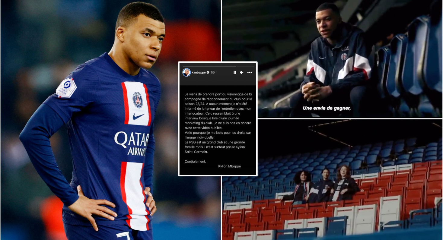 Kylian Mbappe calls out PSG for video posted on social media