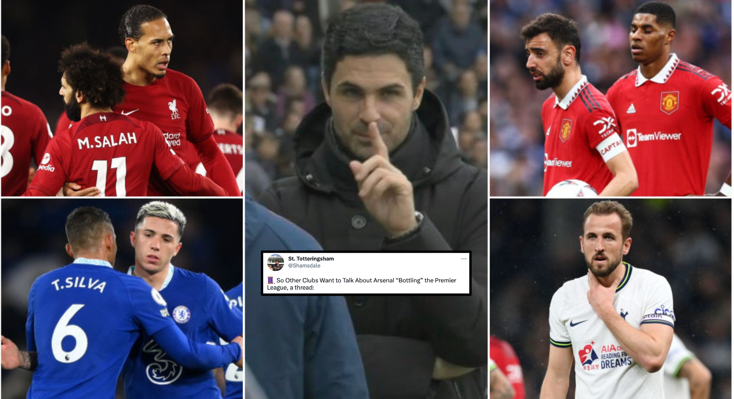 Arsenal fan ruins Man Utd, Spurs, Chelsea & Liverpool in scathing thread Arsenal fan ruins Man Utd, Spurs, Chelsea & Liverpool in scathing thread