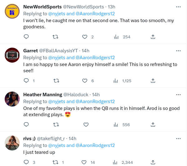 Aaron Rodgers: New York Jets QB leaves fans gushing as he's seen ...