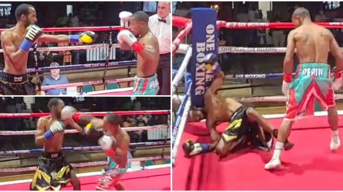 Boxer knocked out after trying to touch gloves with opponent