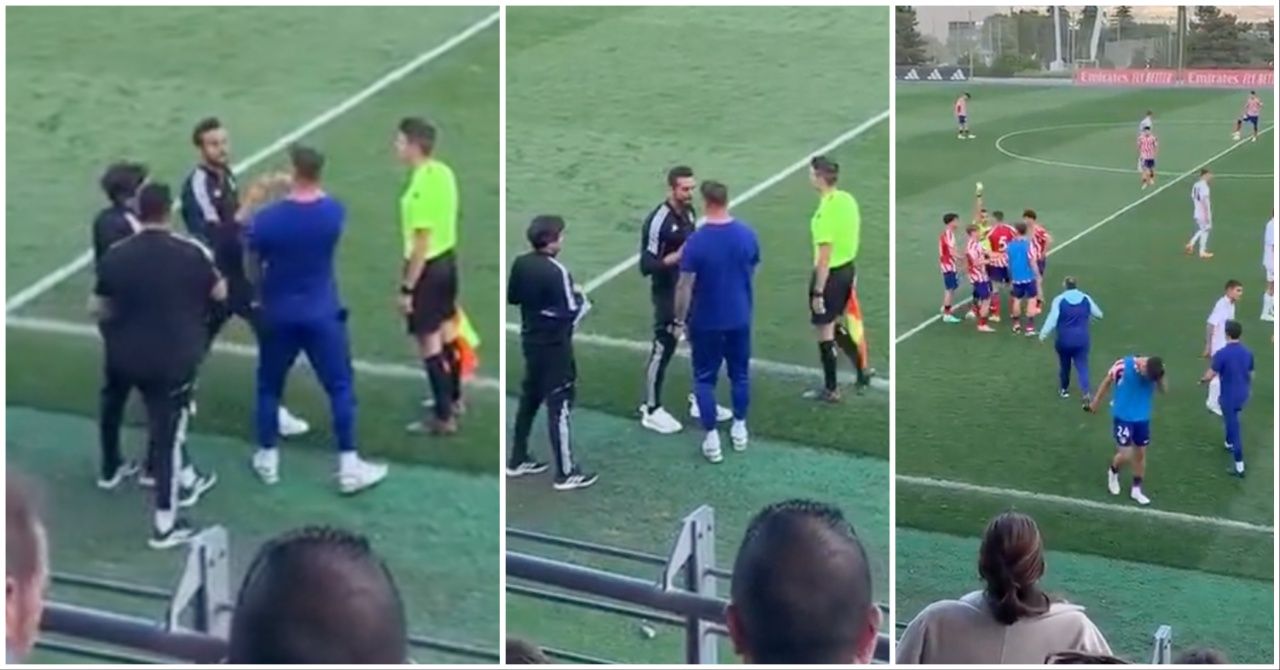 Fernando Torres and Alvaro Arbeloa clash during Real Madrid vs Atletico ...