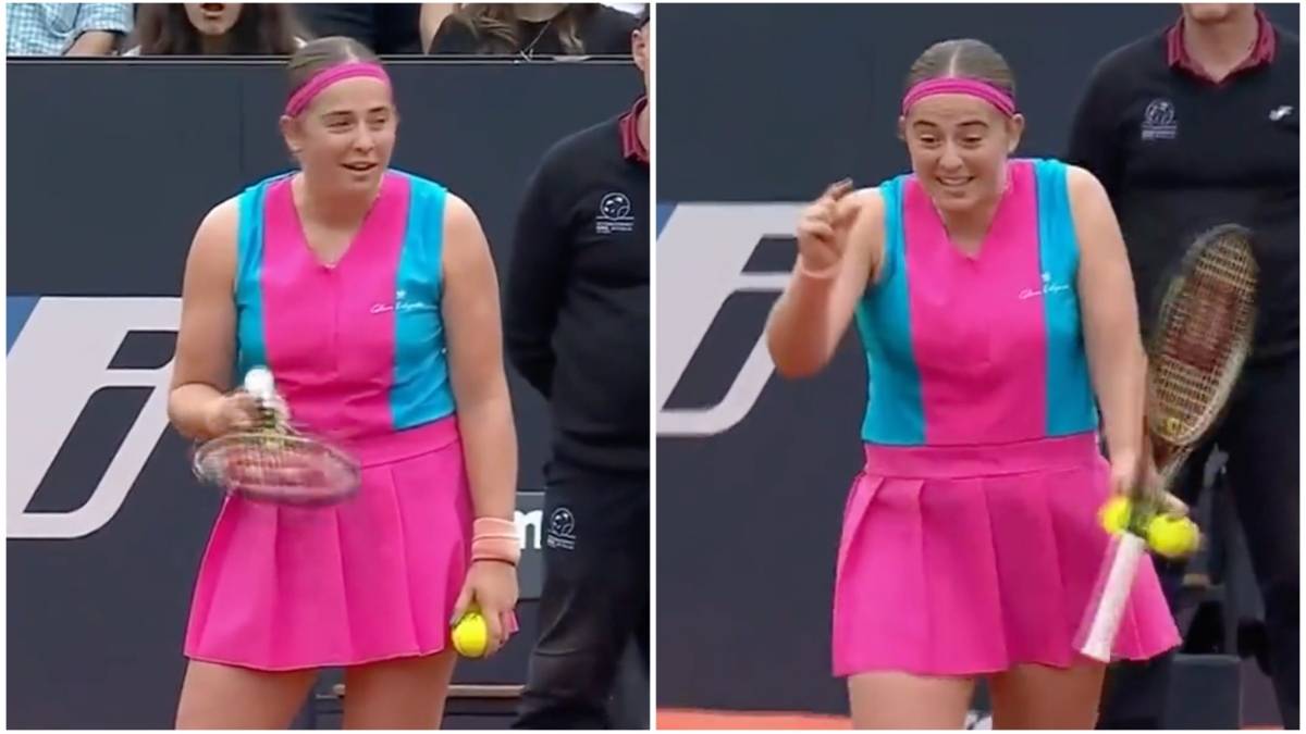 Jelena Ostapenko lashes out at umpire in controversial Italian Open ...