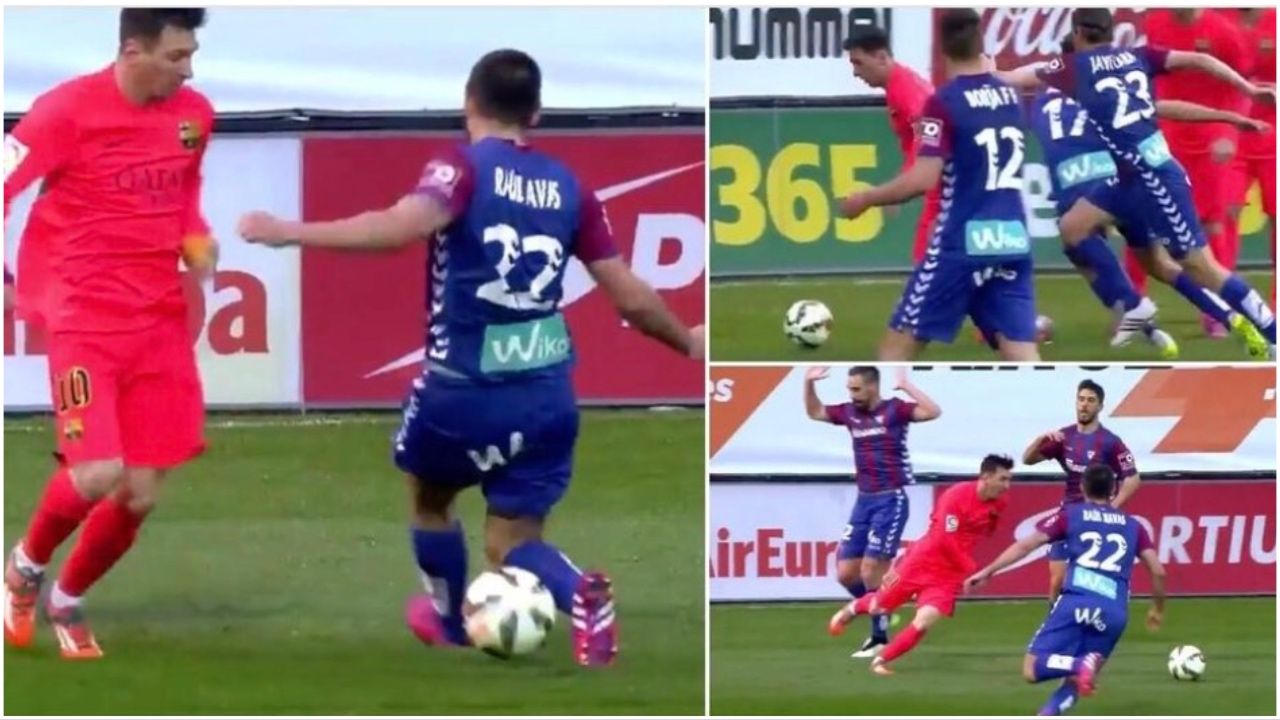 Lionel Messi's greatest dribble? Viral video of Barcelona's legend's ...