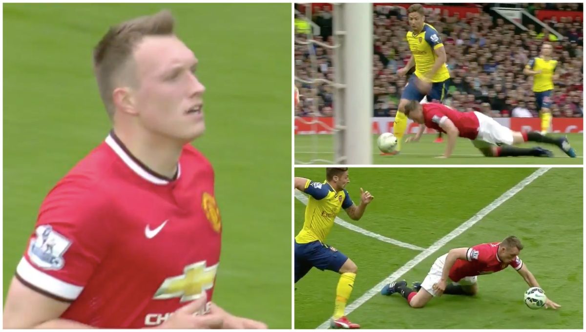 Phil Jones: Man United star's memorable head tackle vs Arsenal remembered