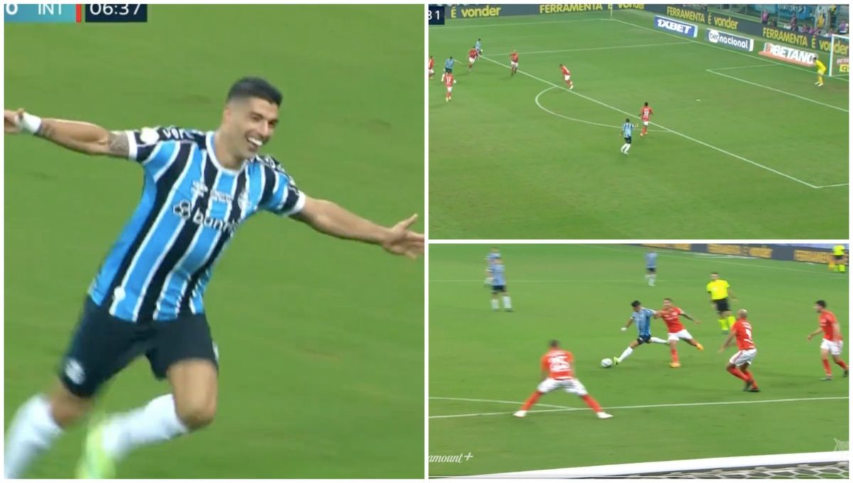 Luis Suarez rolls back the years with another insane goal for Gremio