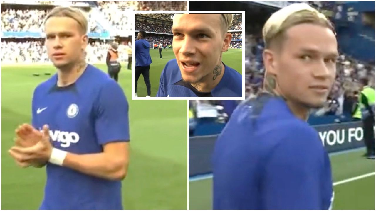 Mykhailo Mudryk goes viral for funny moment during Chelsea lap of honour
