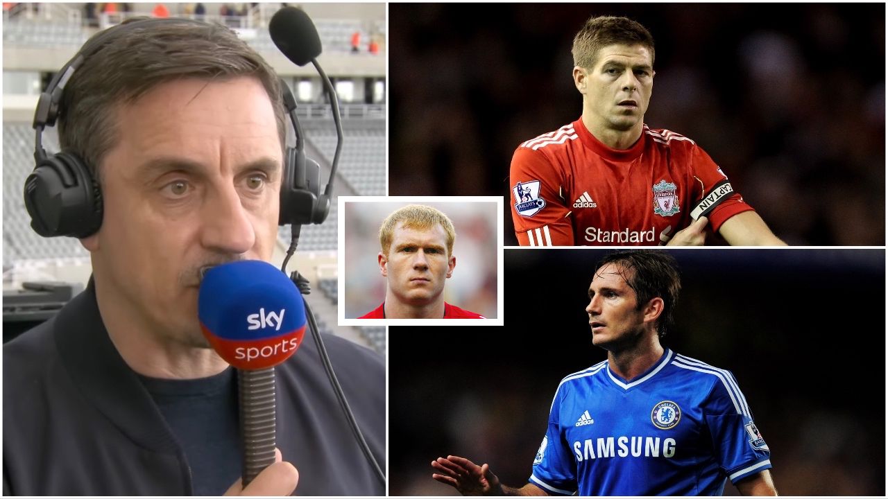 Gary Neville Steven Gerrard Manchester United Legend Gary Neville Tells ...