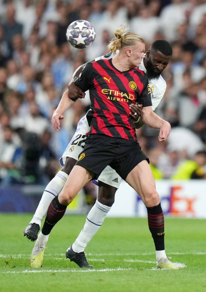 Alfie Haaland escorted out of box at Bernabeu after clash with Real ...