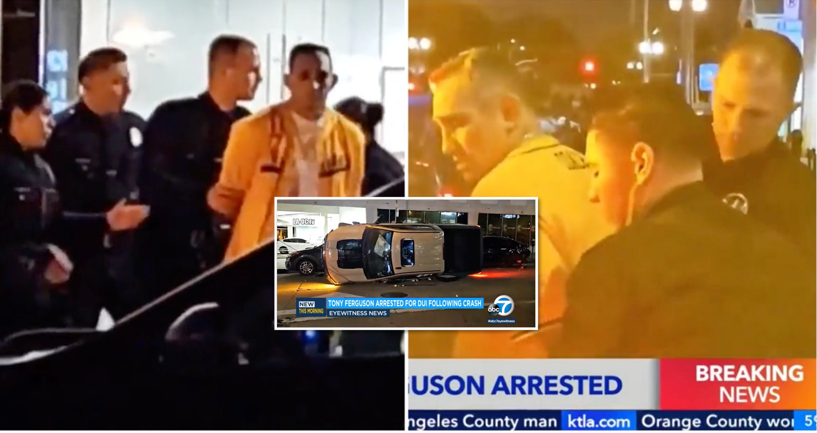Tony Ferguson arrest: Footage of UFC star being arrested by police