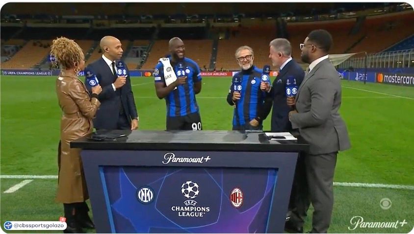 Micah Richards tries to speak Italian with Romelu Lukaku with hilarious ...