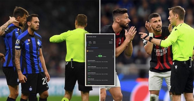 One fan placed a bet on every player in Inter Milan vs AC Millan to ...