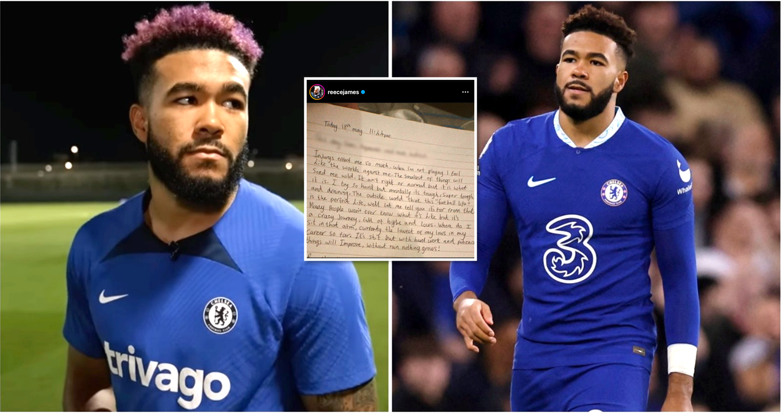 Chelsea's Reece James shares one of his diary entries & it's ...